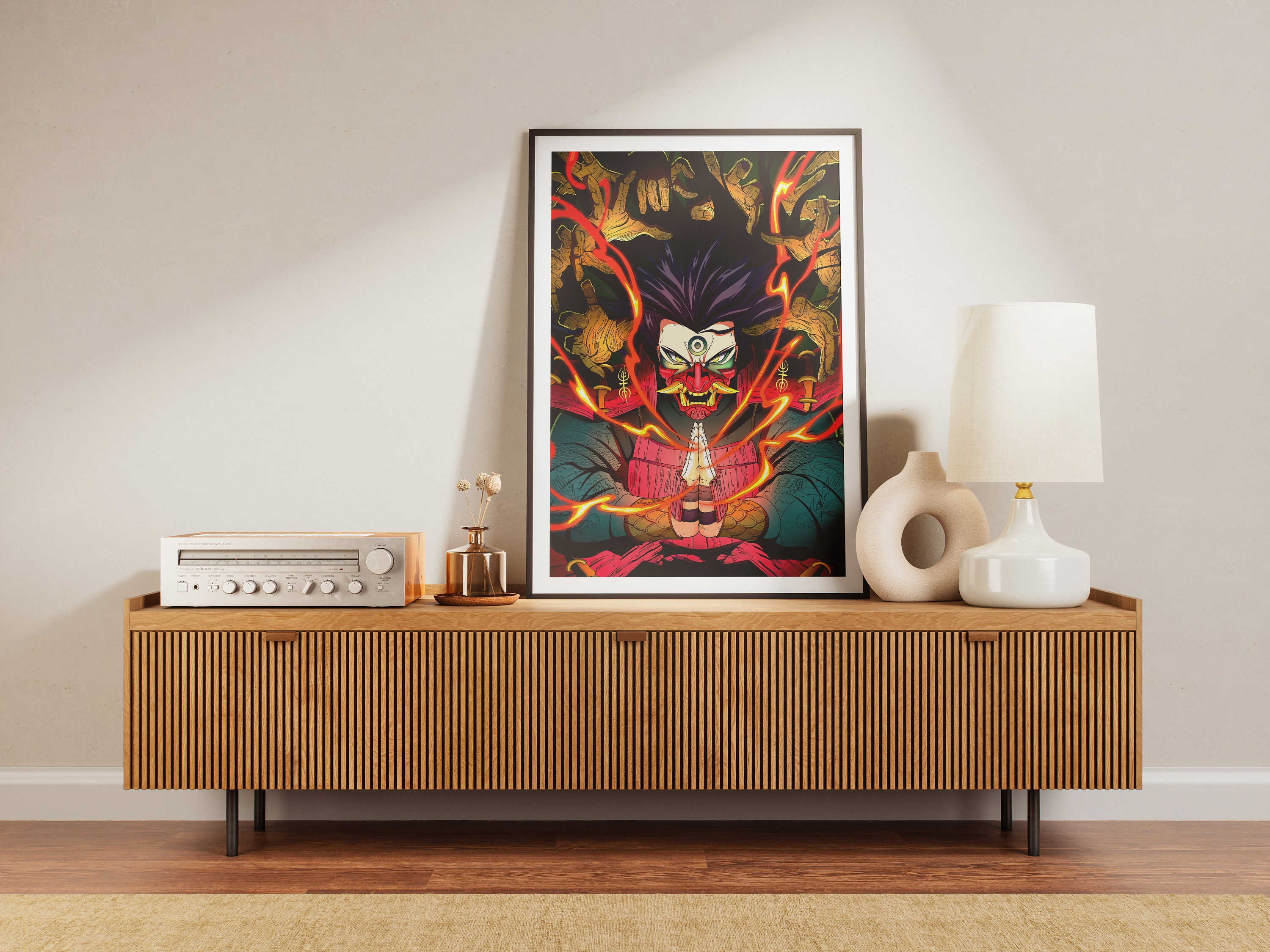 Hashirama Poster Naturo Poster Set of 3 Poster Anime Art Printable ...