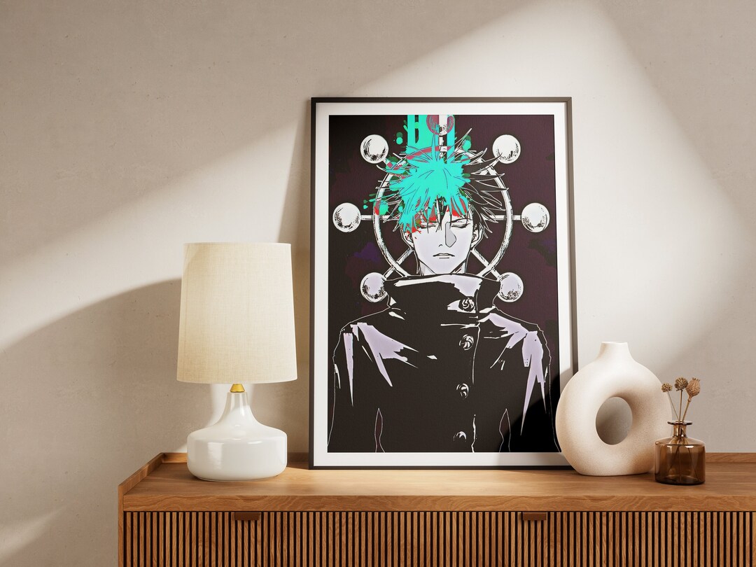Megumi Poster Judutsu Kaizen Poster Bauhaus Poster Printable Anime ...