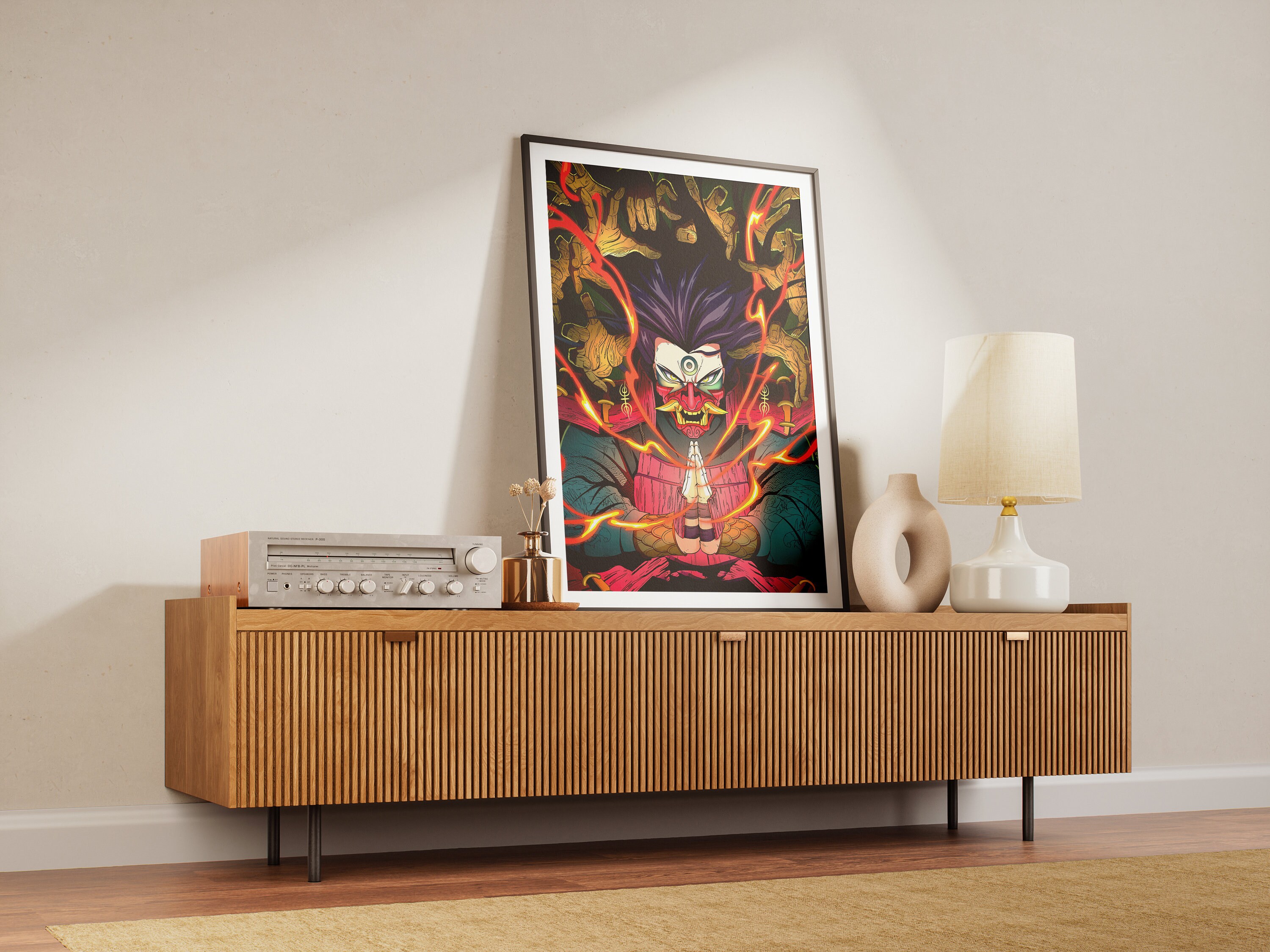 Hashirama Poster Naturo Poster Set of 3 Poster Anime Art Printable ...