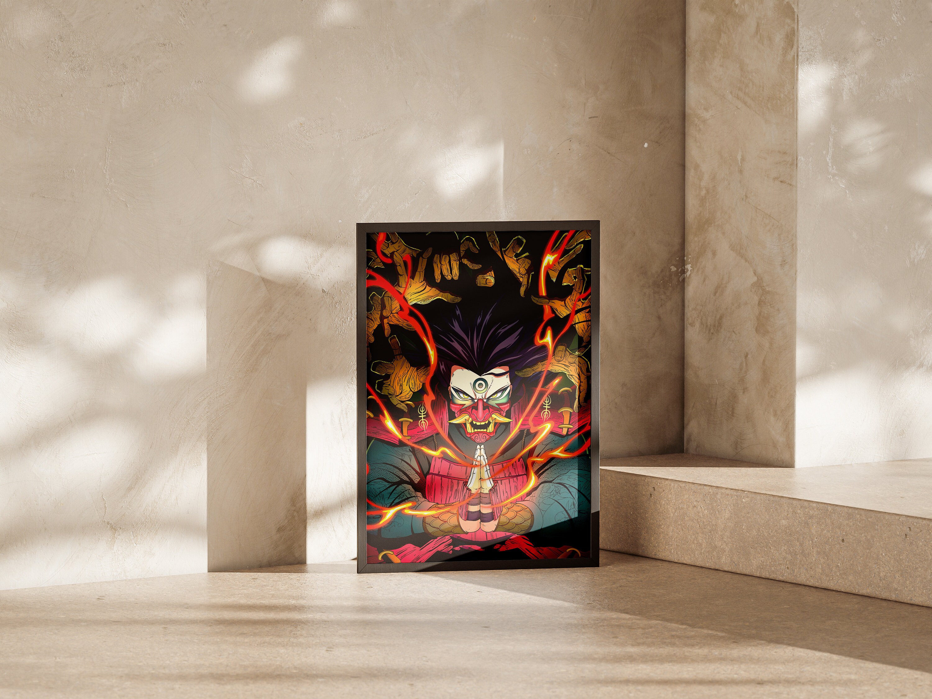 Hashirama Poster Naturo Poster Set of 3 Poster Anime Art Printable ...