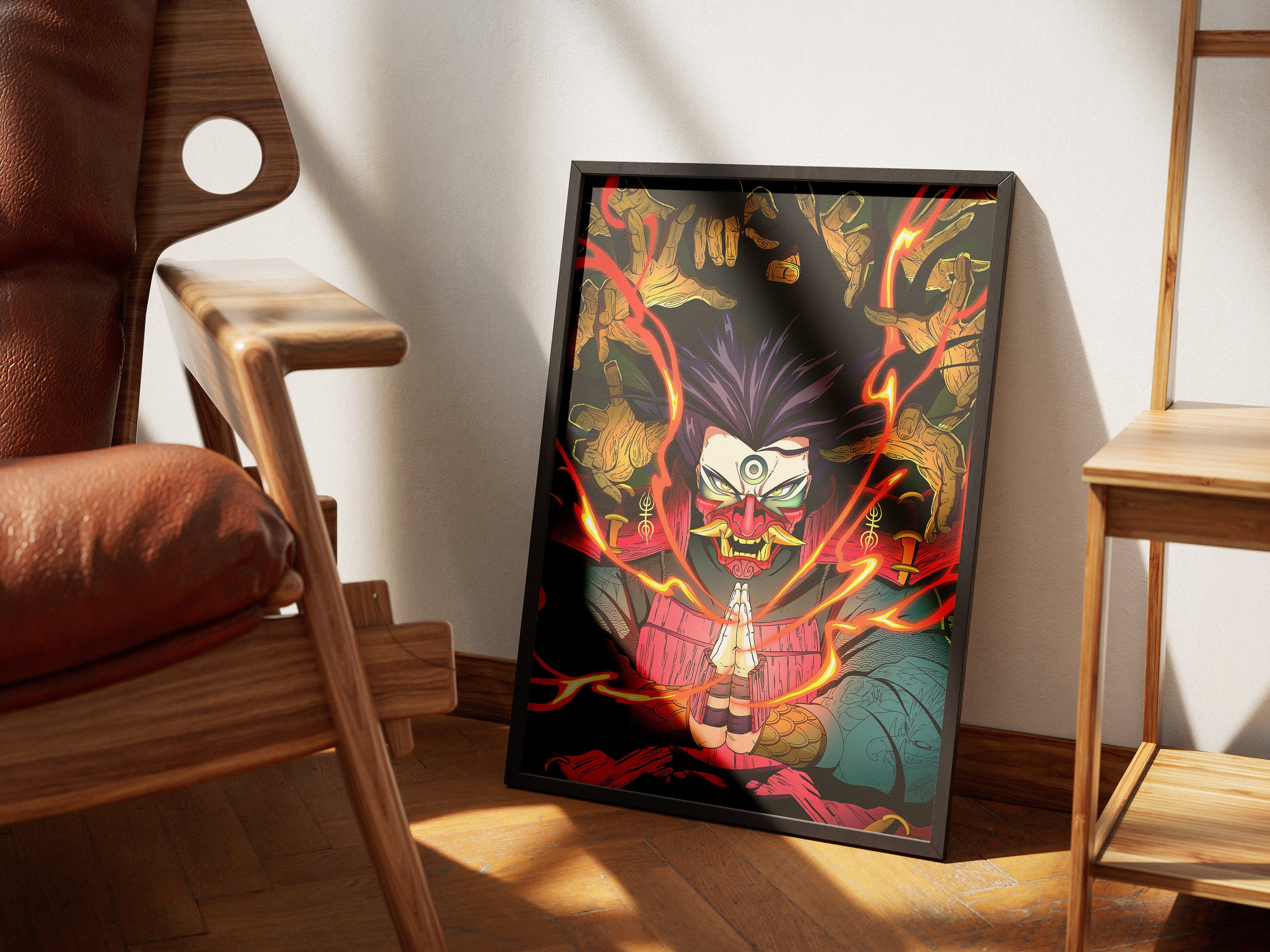 Hashirama Poster Naturo Poster Set of 3 Poster Anime Art Printable ...