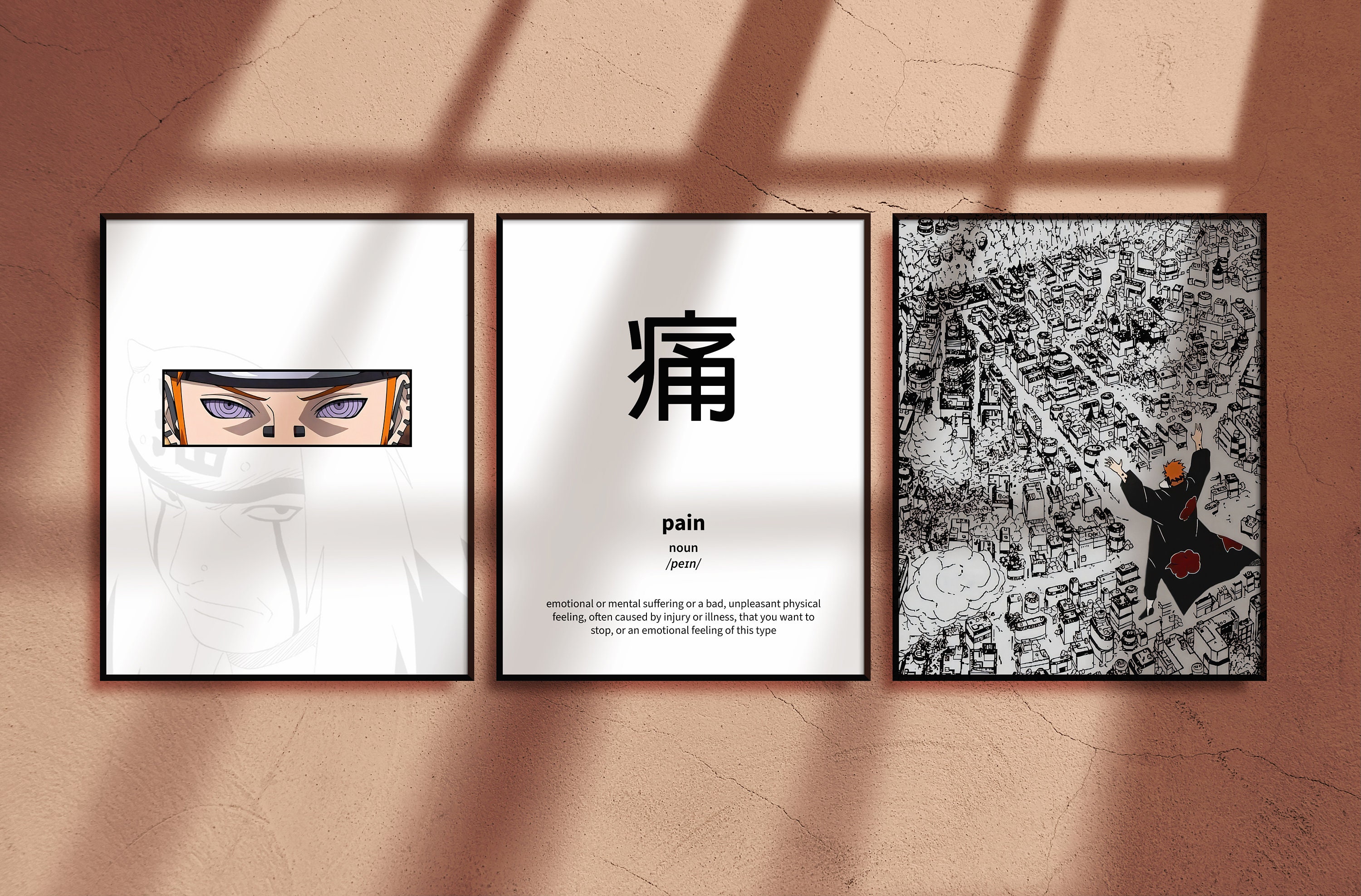 Set of 3 Anime Poster Art Manga Poster Printable Anime Poster Printable ...