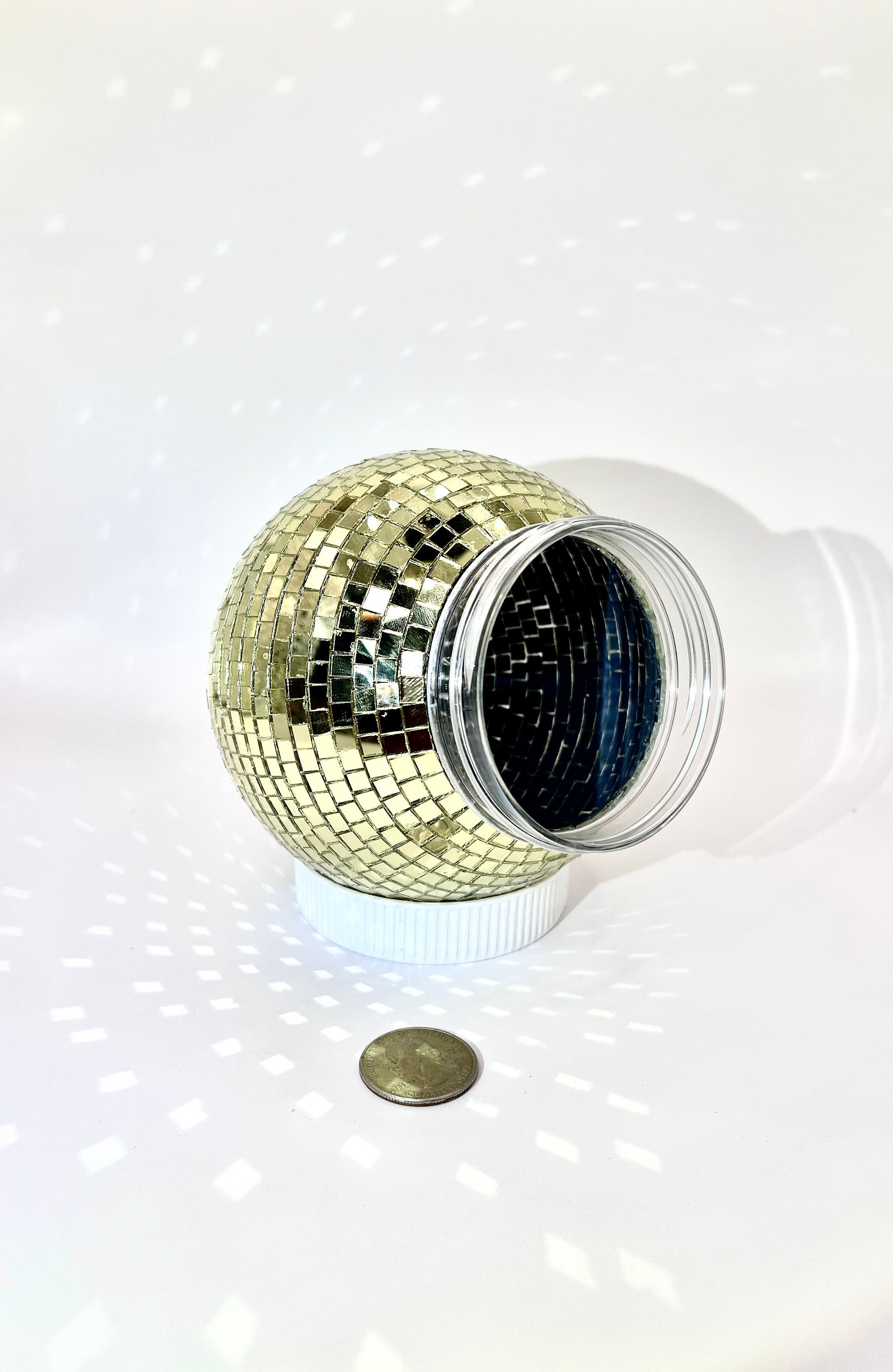 Gold Disco Ball Stash Jar - Etsy