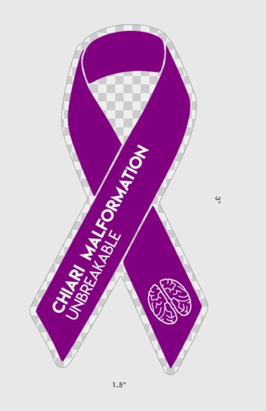 Chiari Malformation Clear Sticker - Unbreakable - Etsy