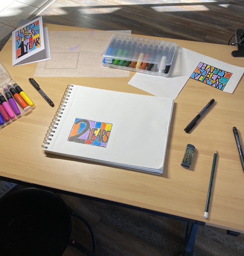 3 YEARS, Three Years Sober, Sobriety Card, AA, Alcoholics Anonymous ...