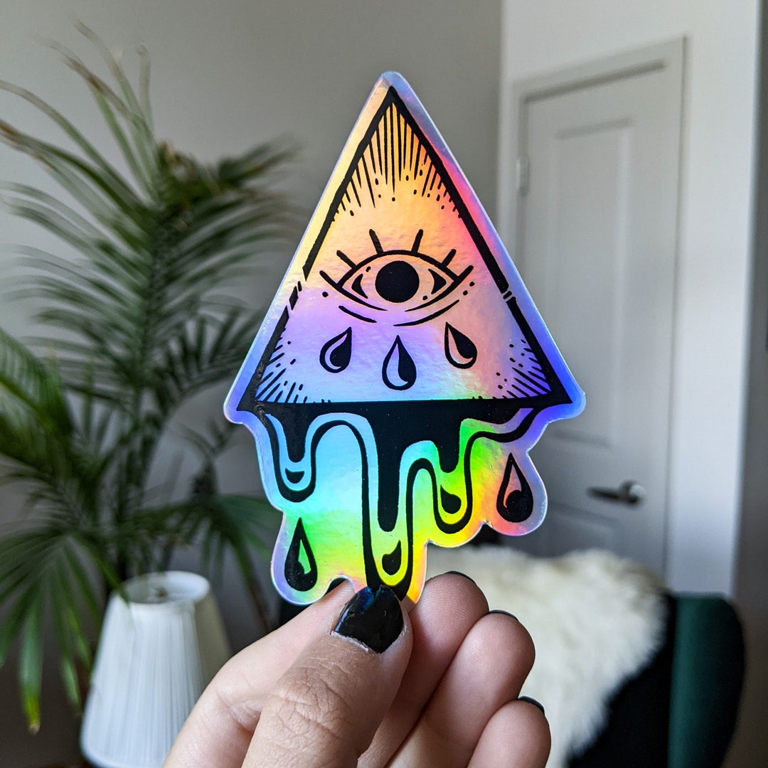 All Seeing Eye Holo Sticker - Etsy