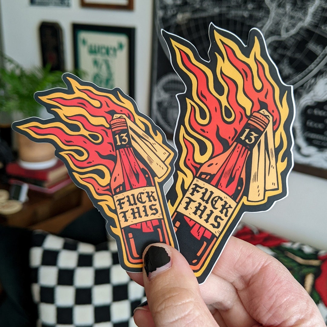 Molotov Sticker - Etsy