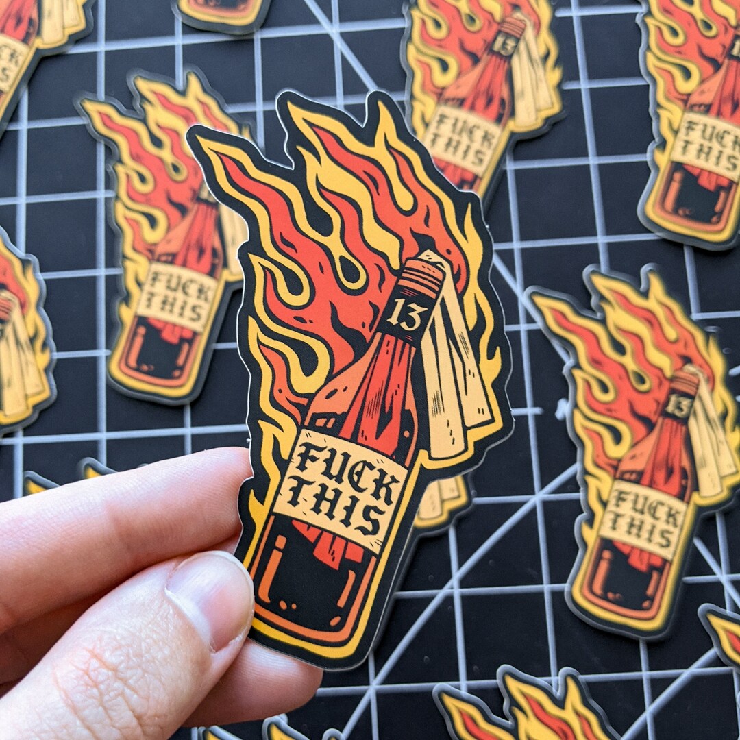 Molotov Sticker - Etsy