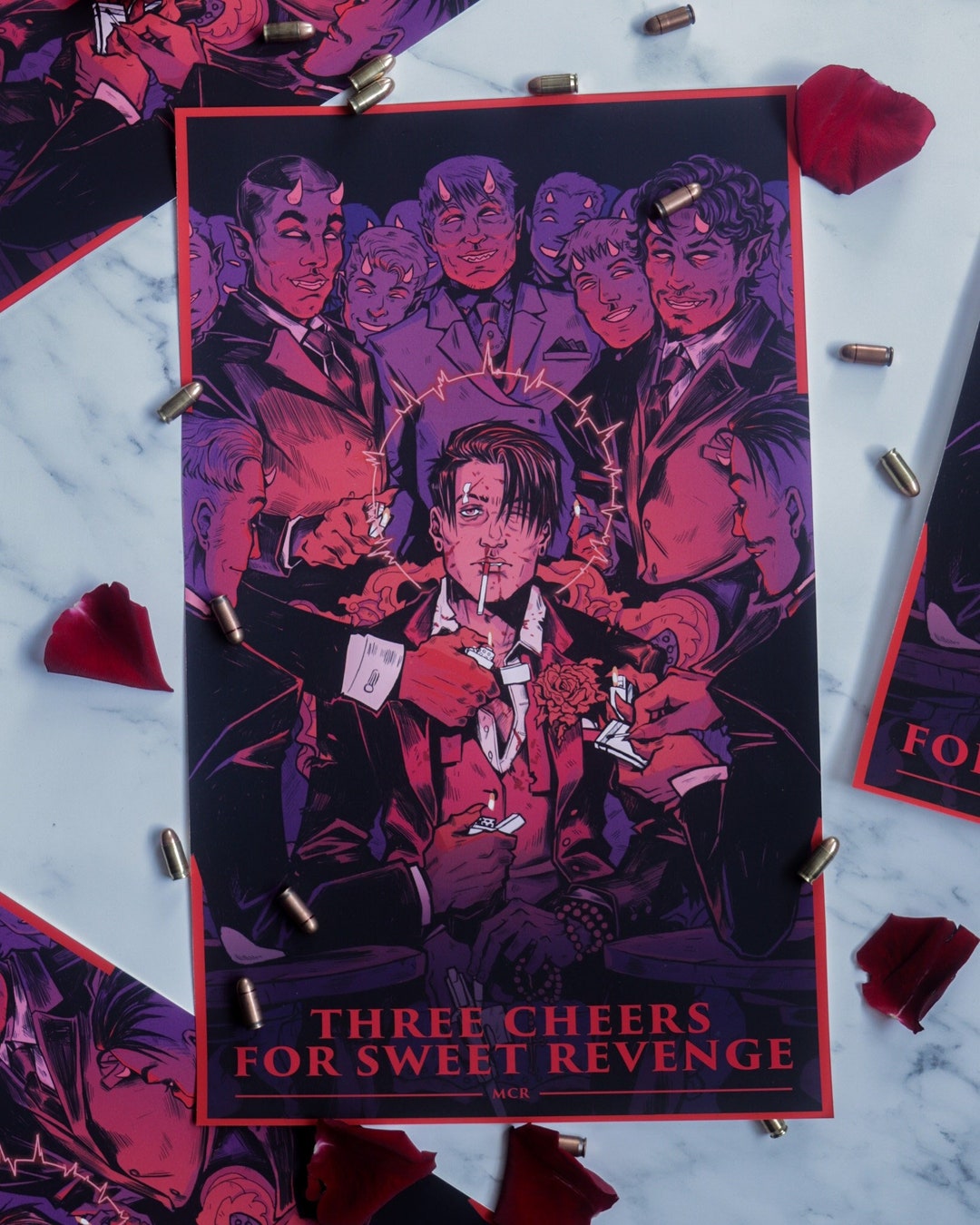 Three Cheers MCR Print - Etsy