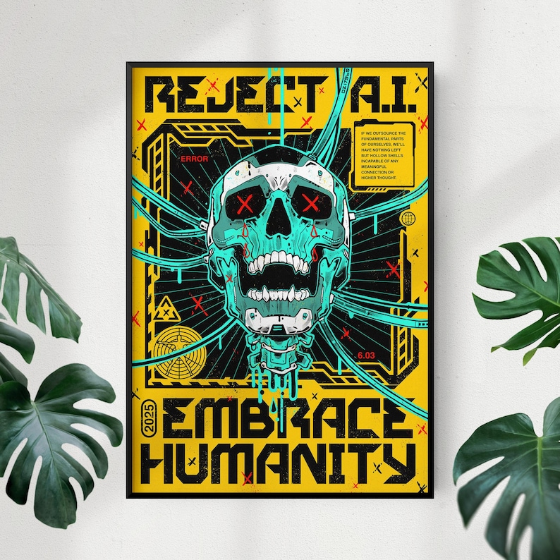 Reject AI Print - Etsy