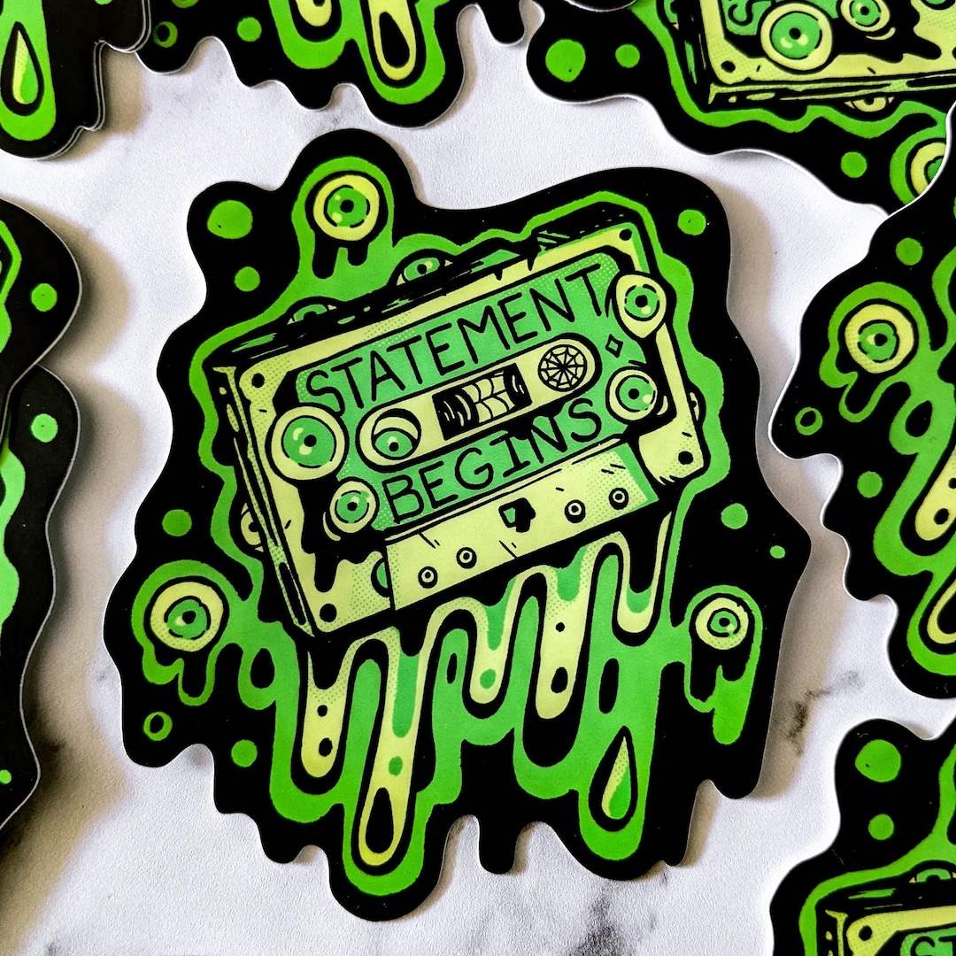 Statement Begins Sticker - Etsy