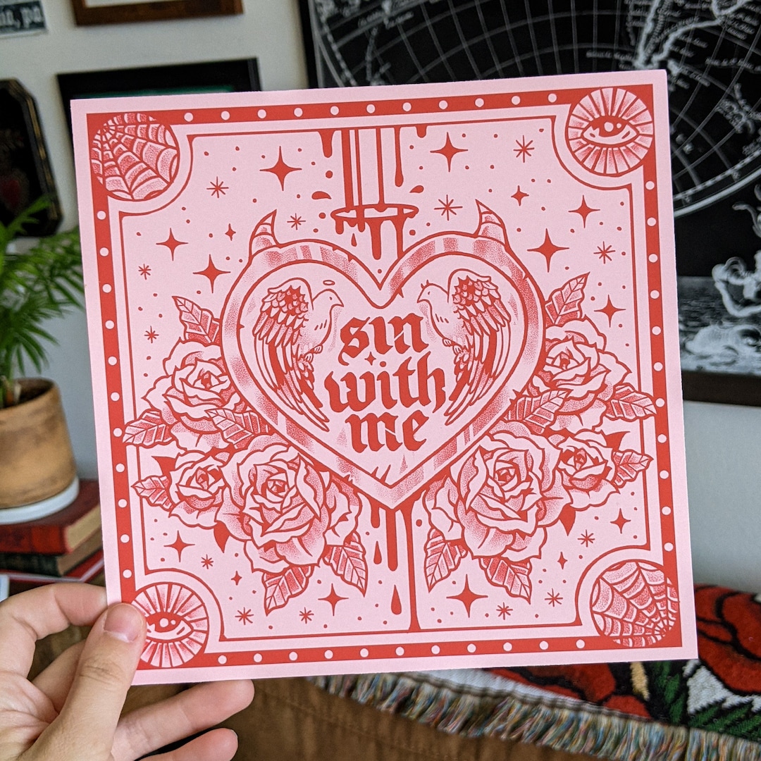 Sinner Mini Print - Etsy