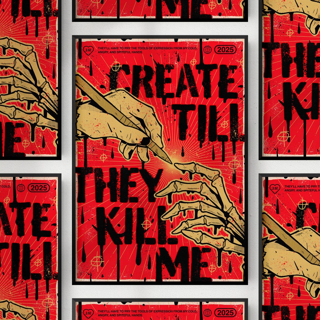 Create Till the End Print - Etsy