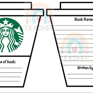 Teacher's Starbucks Chalkboard Reading Display: Classroom Café Theme ...