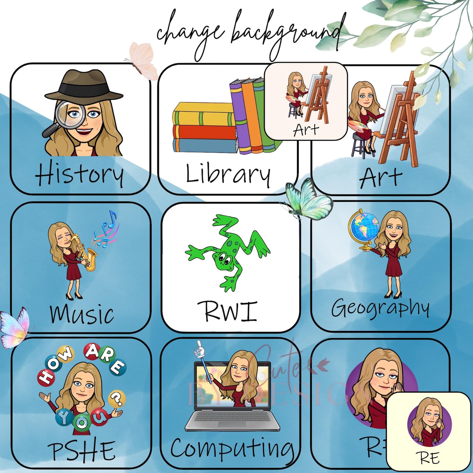 Classroom Visual Timetable: Engage Learners With Bitmoji Support - Etsy