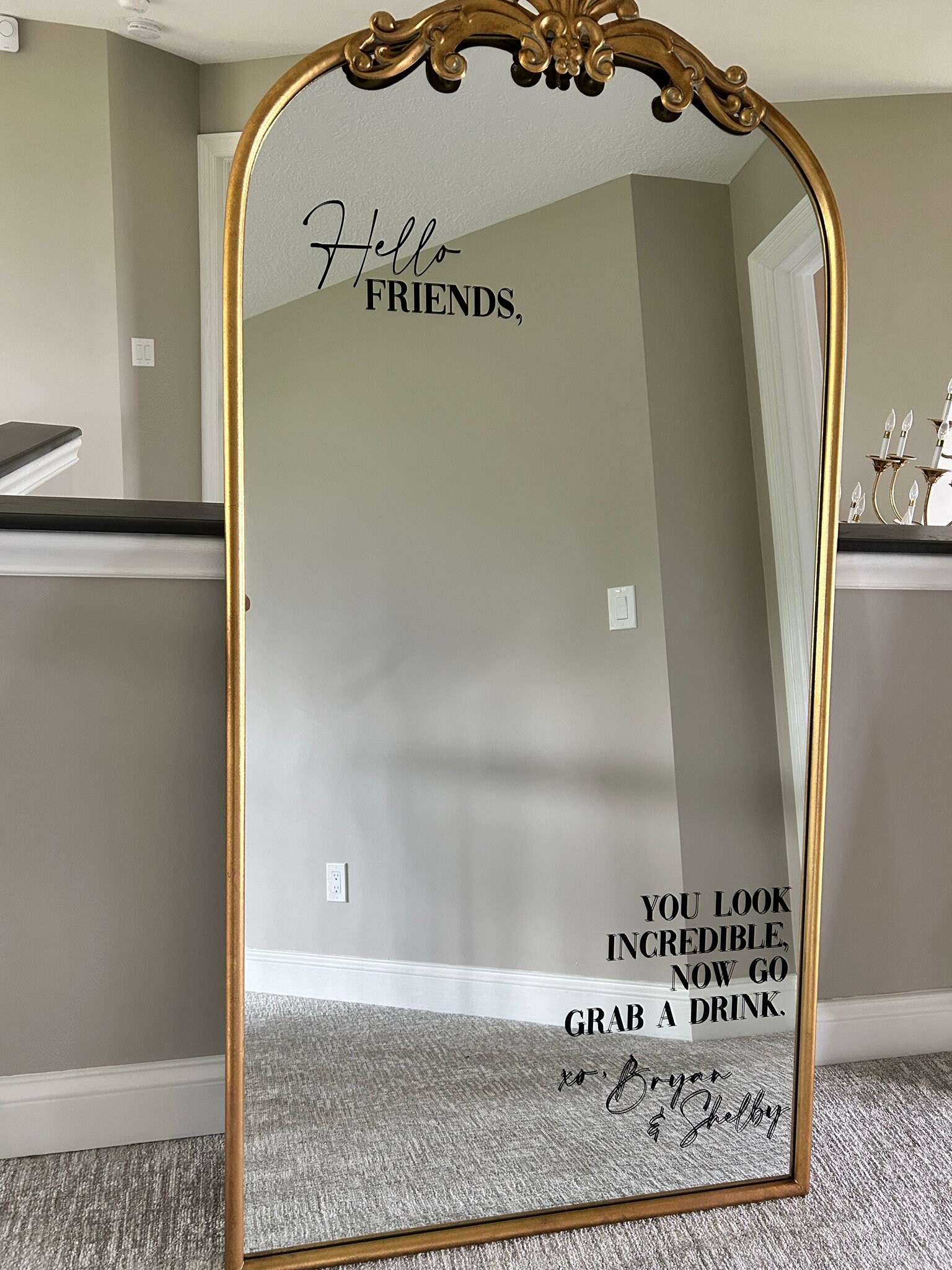 CALCOMANÍA DE VINILO Weeded - Te ves increíble - calcomanía para espejo ...