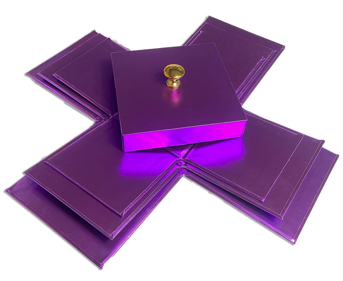 Purple Birthday Exploding Butterfly Gift Box With Flying - Etsy