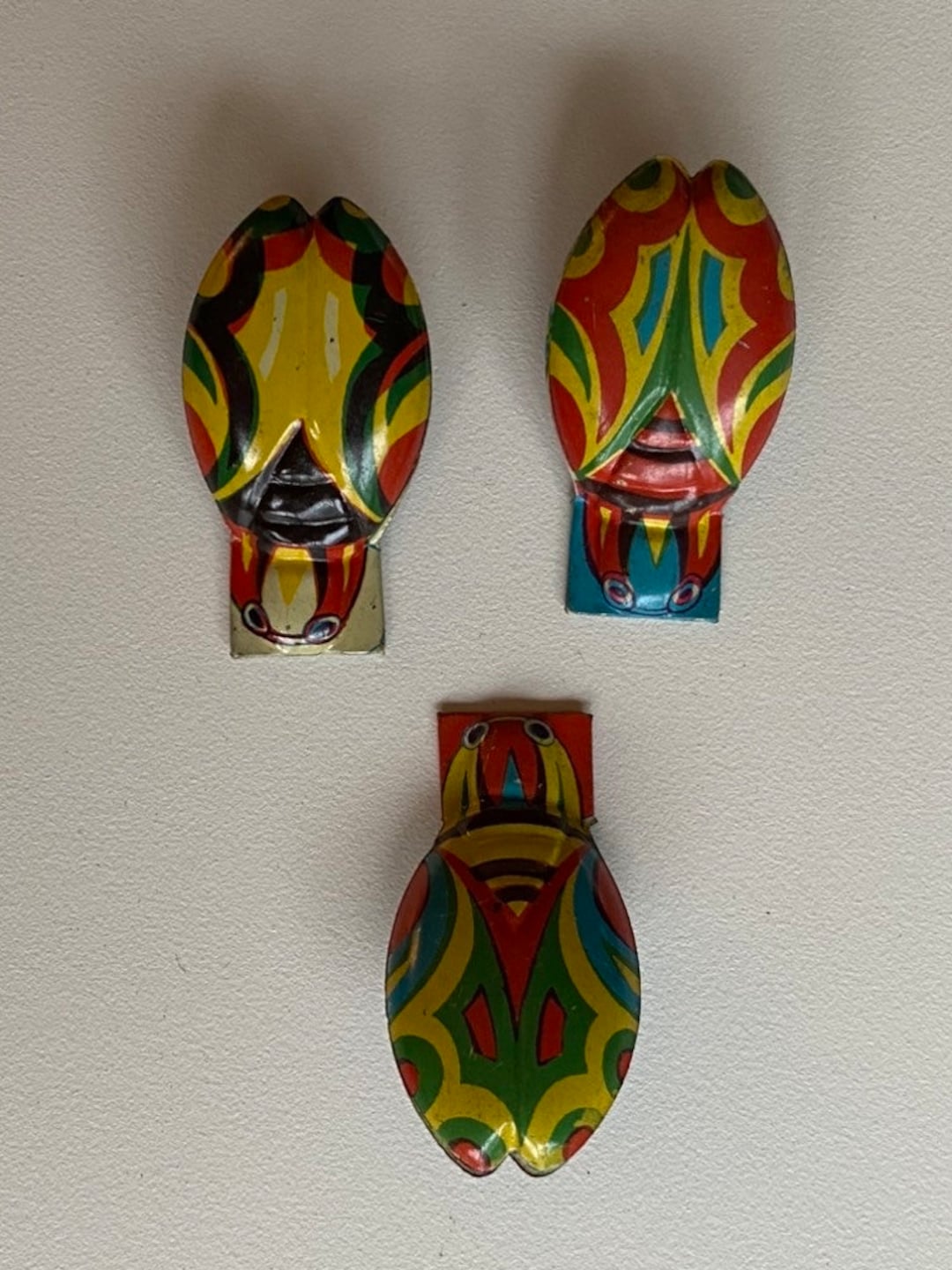 BEETLE CLICKERS Different Sets Vintage 60s Collectible Desk Toy New Old ...