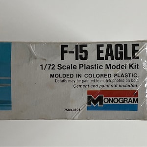 MONOGRAM F-15 EAGLE Air Superiority Fighter 1/72 Scale Unassembled ...