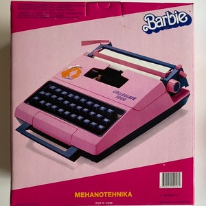 BARBIE TYPEMACHINE COLLEGIATE 1000 Vintage Jaren 80 Verzamelspeelgoed ...