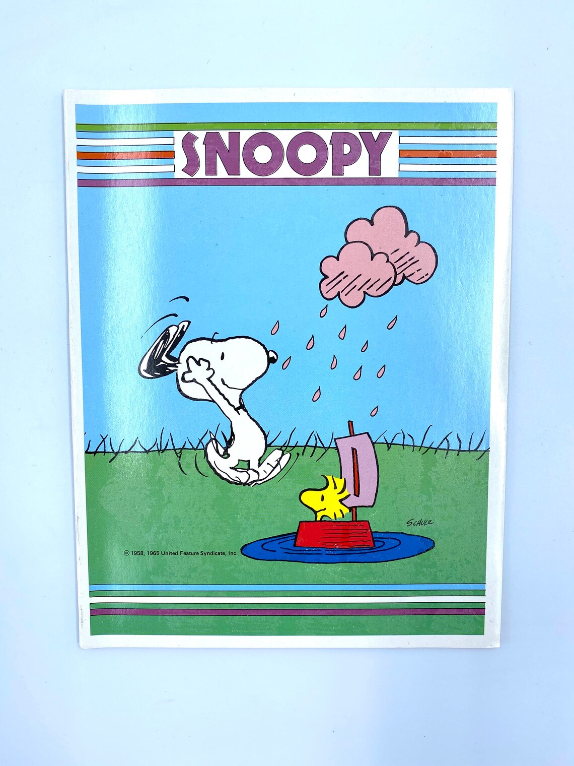 1980s Peanuts Snoopy and Friends Ruled Notebooks Lot of 4 Woodstock ...