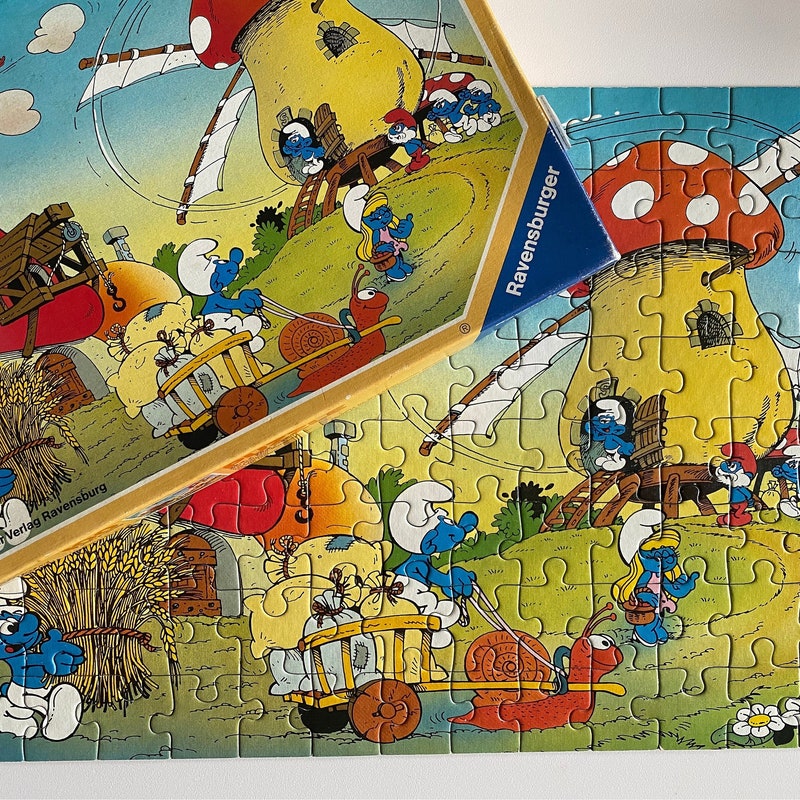 Smurf Puzzle - Etsy