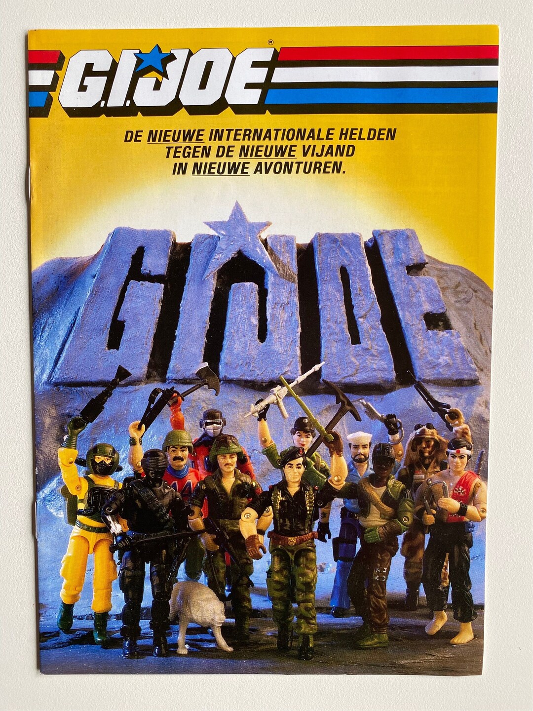 1987 G.I. JOE COMIC EPHEMERA Short Story Vintage 80s Advertising ...