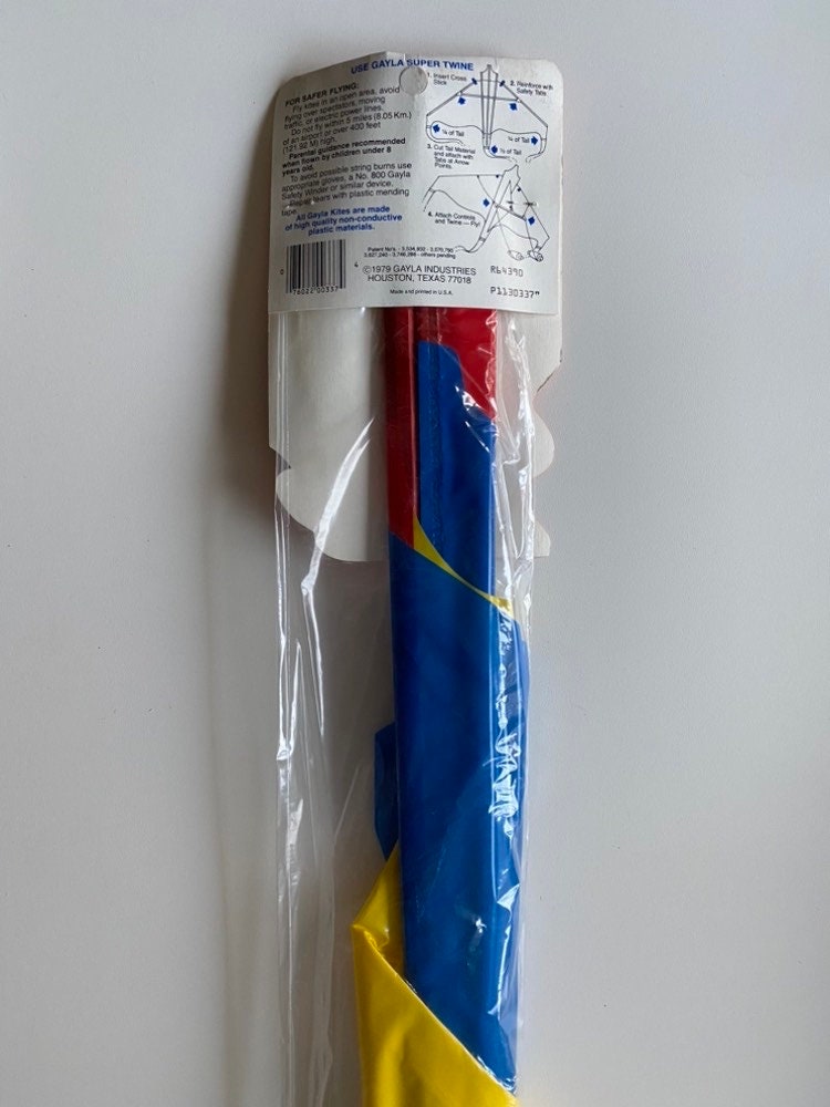 GAYLA STUNTMASTER KITE Vintage 70s Collectible Toy Keel Guided Stunt ...
