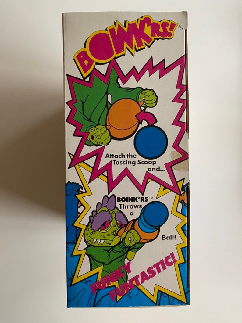 BOINK'RS PUPPET Bonkly Blue Vintage 80s Toy Collectible Comical ...