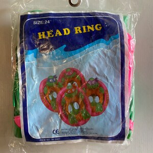 TMNT BEACH BALL 90s Head Ring Teenage Mutant Ninja Hero Turtles ...