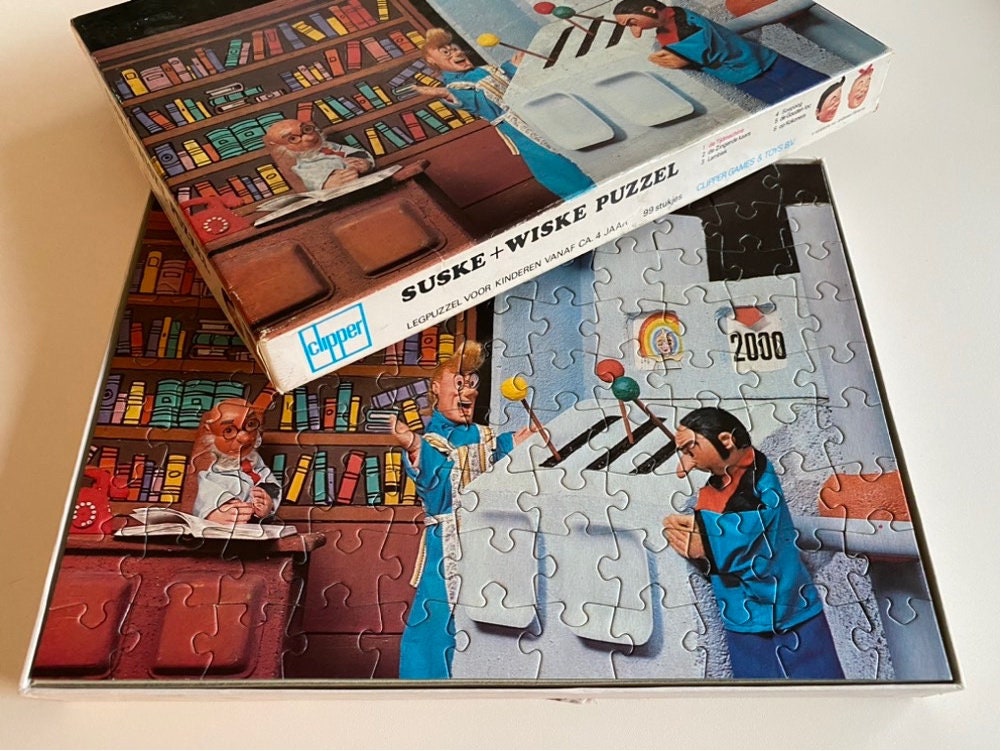 SUSKE EN WISKE Vintage 70s Collectible Toy Jigsaw Puzzle No 1 De ...