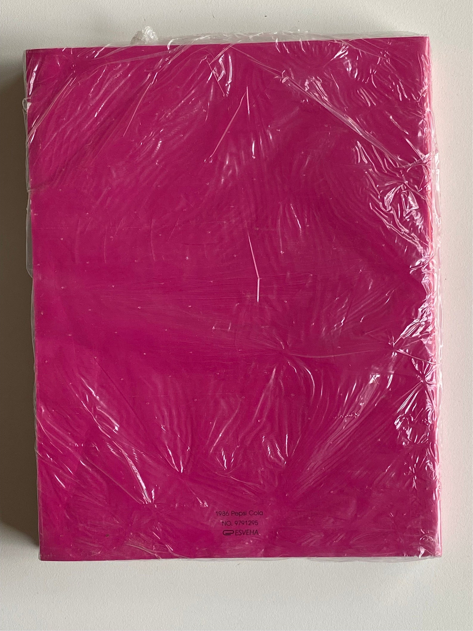 PEPSI NOTEBOOK 1986 Sealed Pack of 5 Empty Pages Vintage Collectible ...