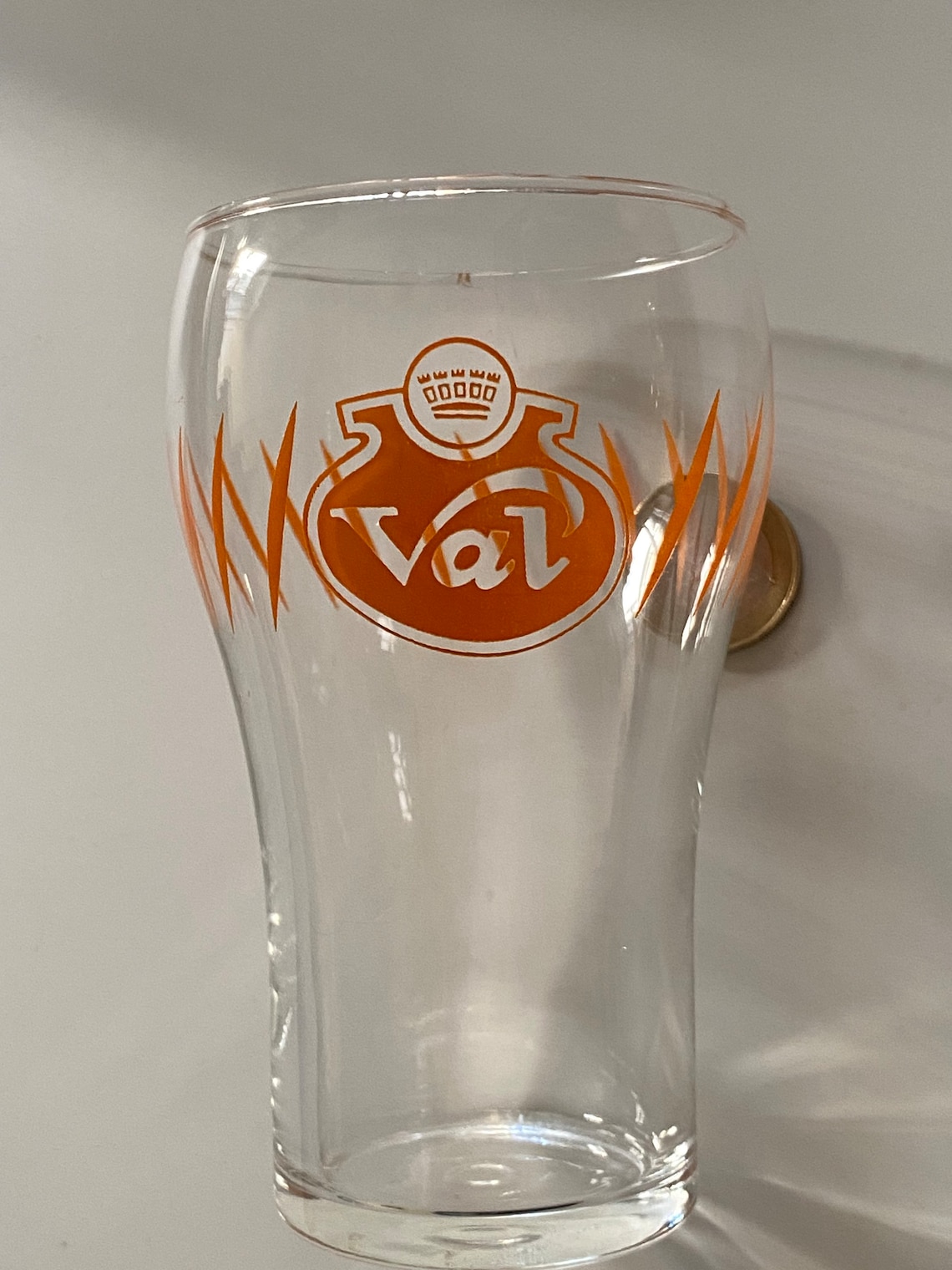 LEMONADE DRINKING GLASS 60s Val From Belgium Europe Haacht ...