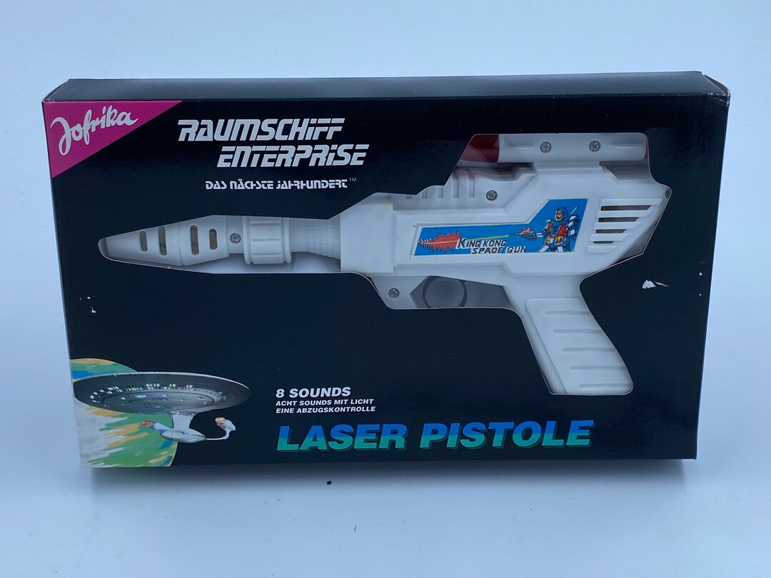 STAR TREK Enterprise Toy Laser Gun Vintage Collectible Toy Lights 8 ...
