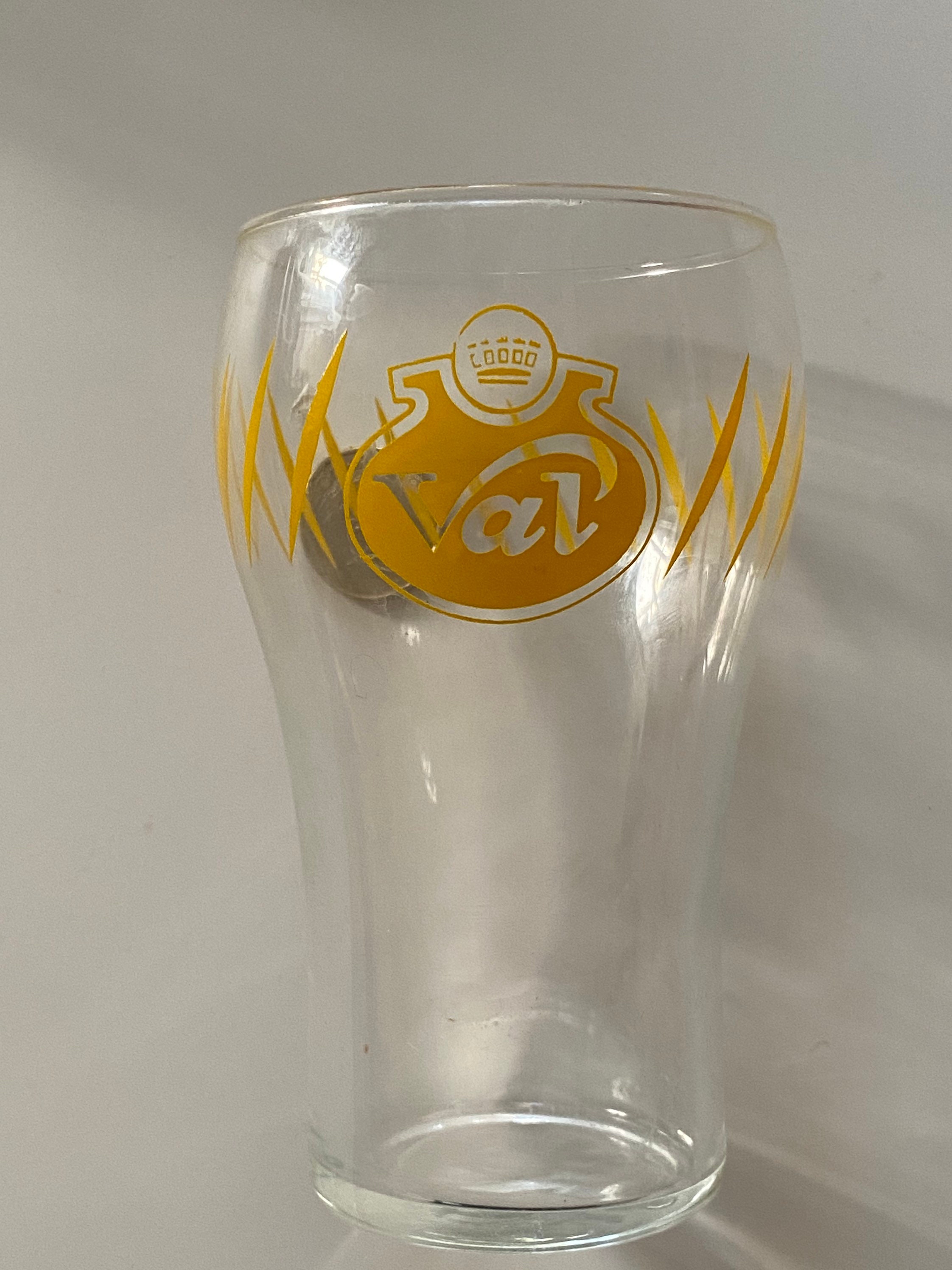 LEMONADE DRINKING GLASS 60s Val From Belgium Europe Haacht ...