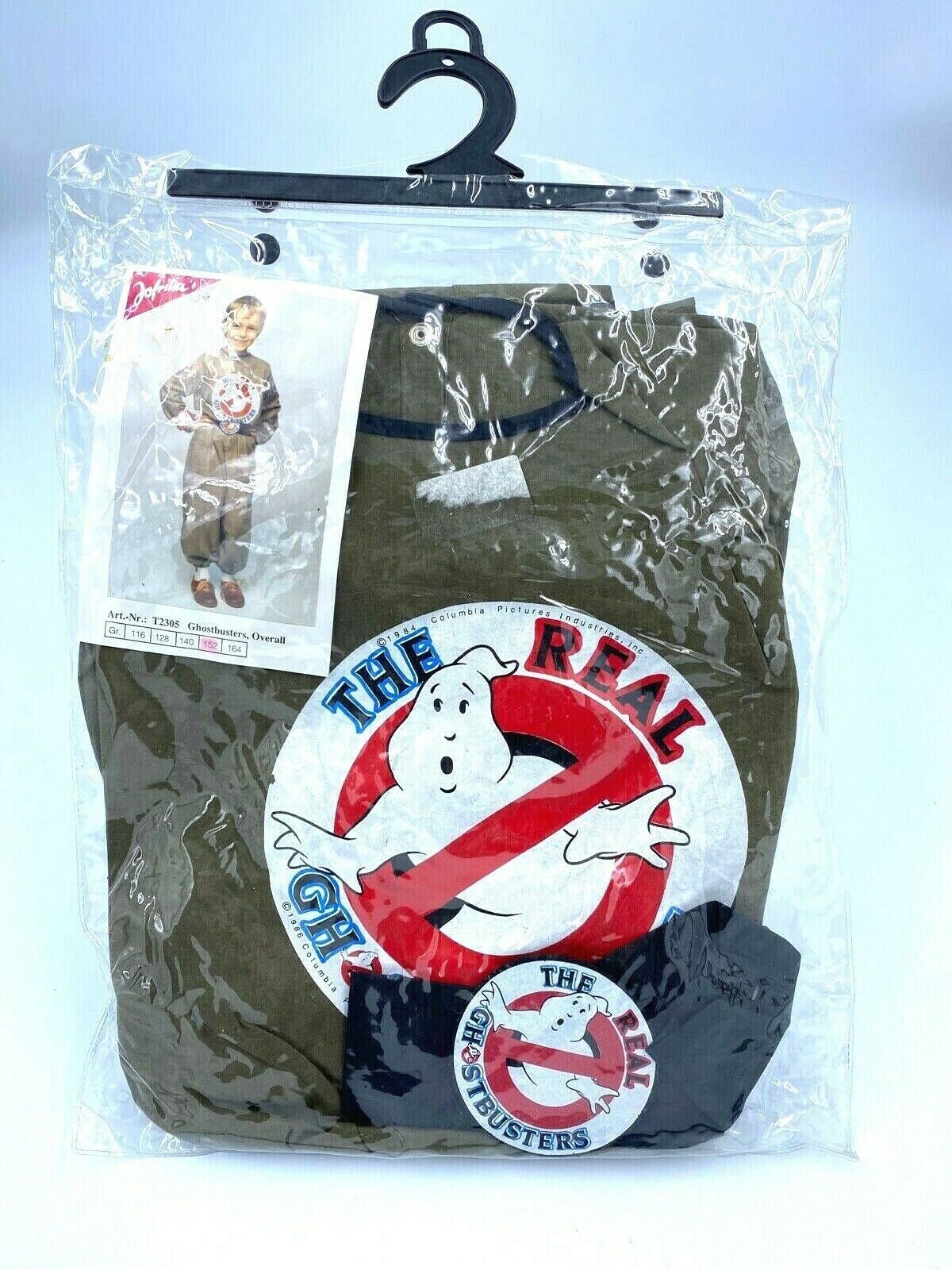 THE REAL GHOSTBUSTERS Dress-up Costume Jofrika Size 140 and 152 New Old ...