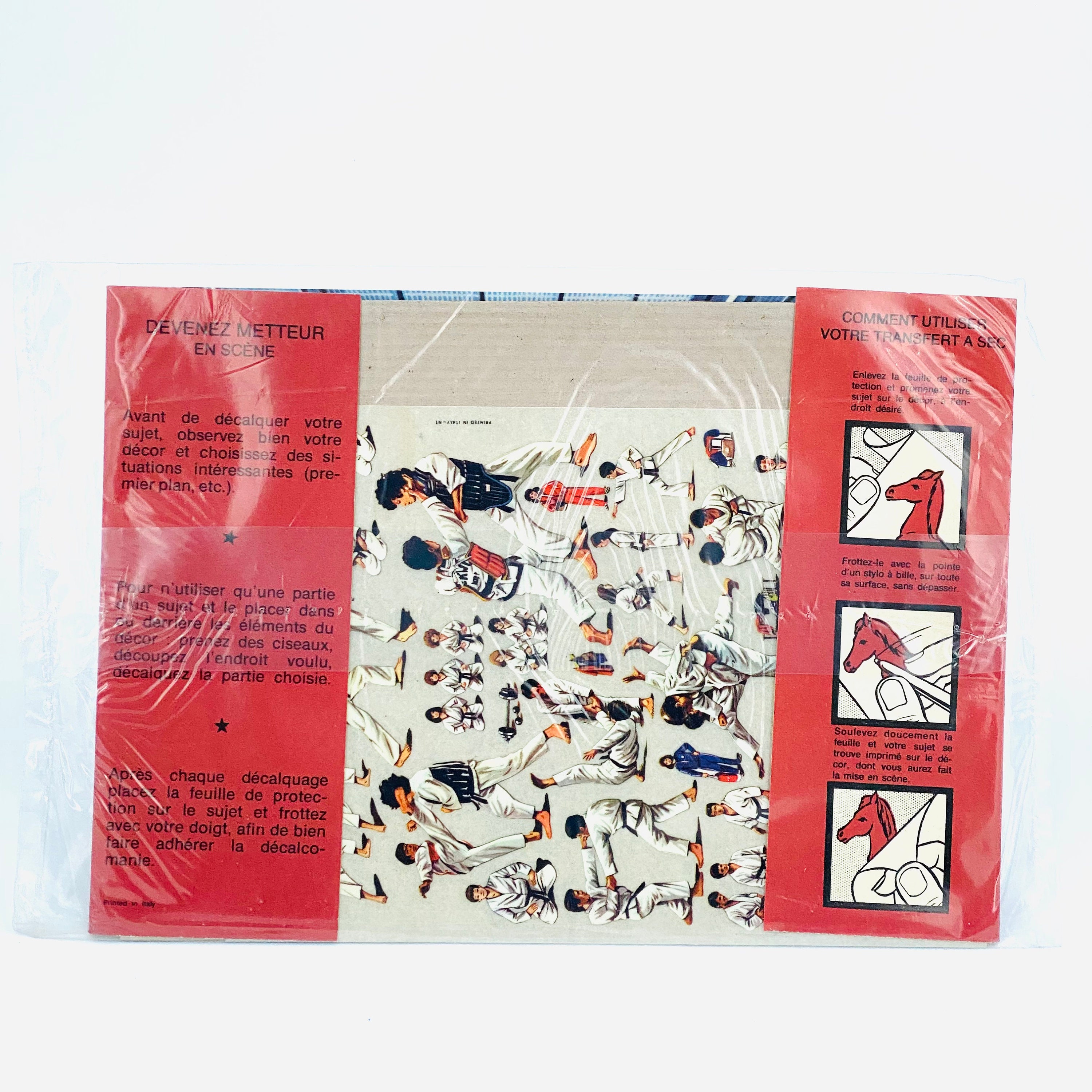 1980s Stationary Rub-on Transfer Stickers Decalco Sports Soccer ...