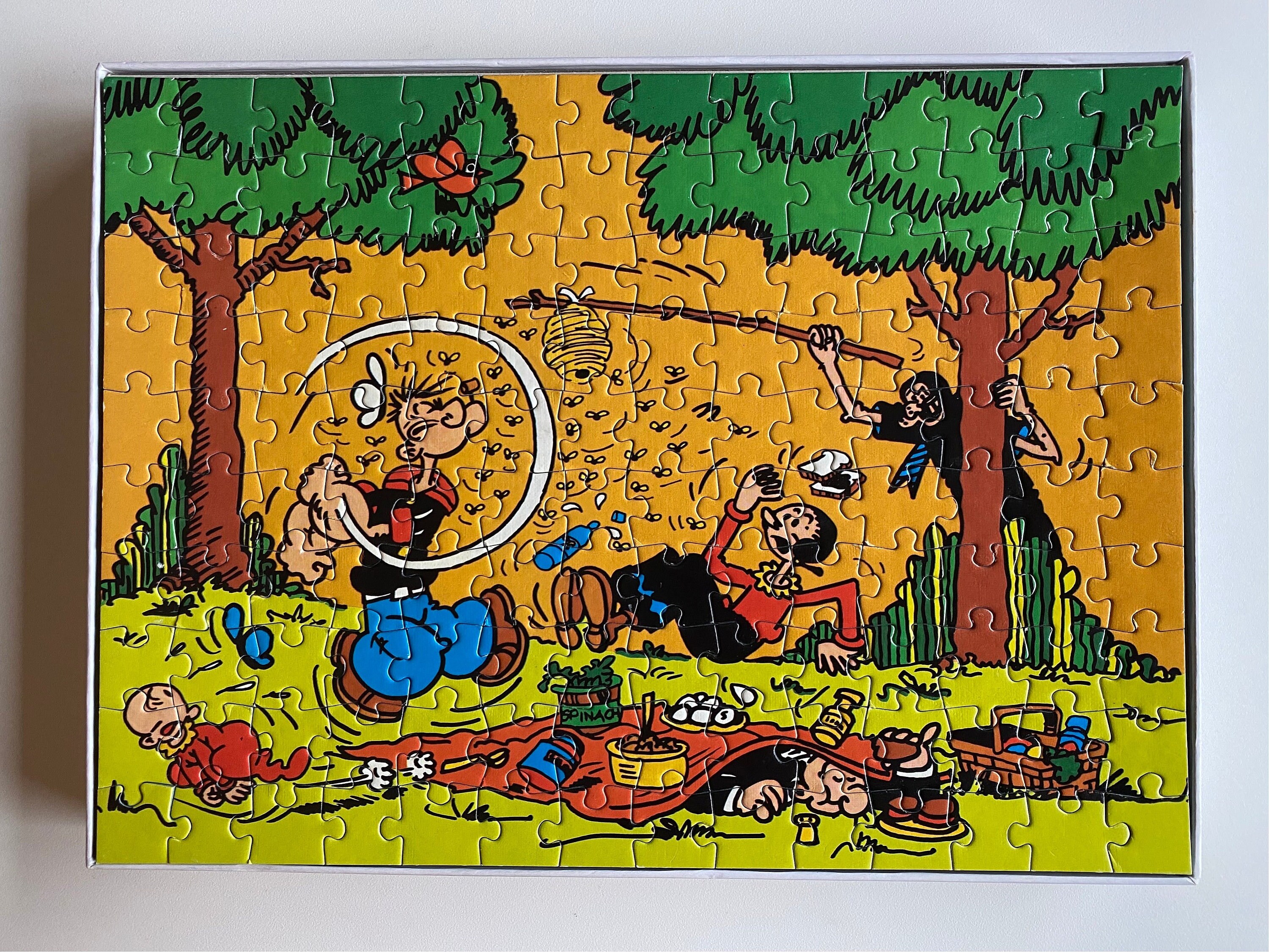 POPEYE JIGSAW PUZZLE Bud Sagendorf Picnic 140 Pieces Vintage 80s ...