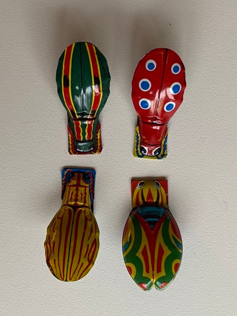 BEETLE CLICKERS Different Sets Vintage 60s Collectible Desk Toy New Old ...