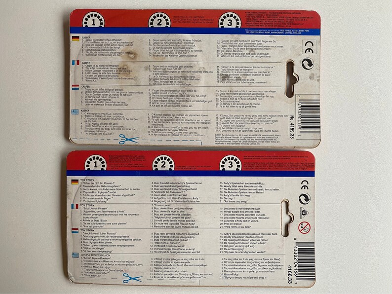 VIEW-MASTER 1995 Disney Toy Story and Casper 3-D Vintage 90s - Etsy