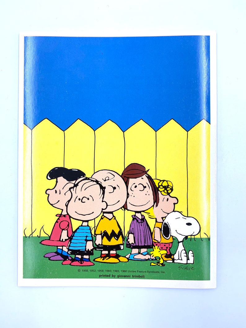1980s Peanuts Snoopy and Friends Ruled Notebooks Lot of 4 Woodstock ...