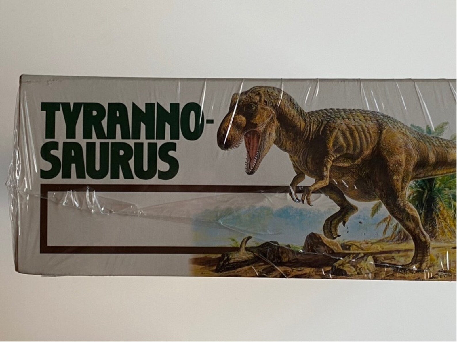 TYRANNOSAURUS DIORAMA SET Vintage Tamiya Collectible Plastic Model Kit ...