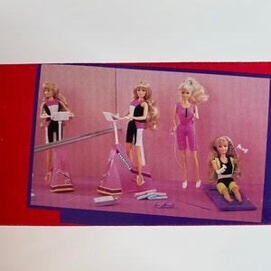 FASHION CORNER 1991 Exercycle Play Set No. 68831 15 Pieces Vintage 90s ...