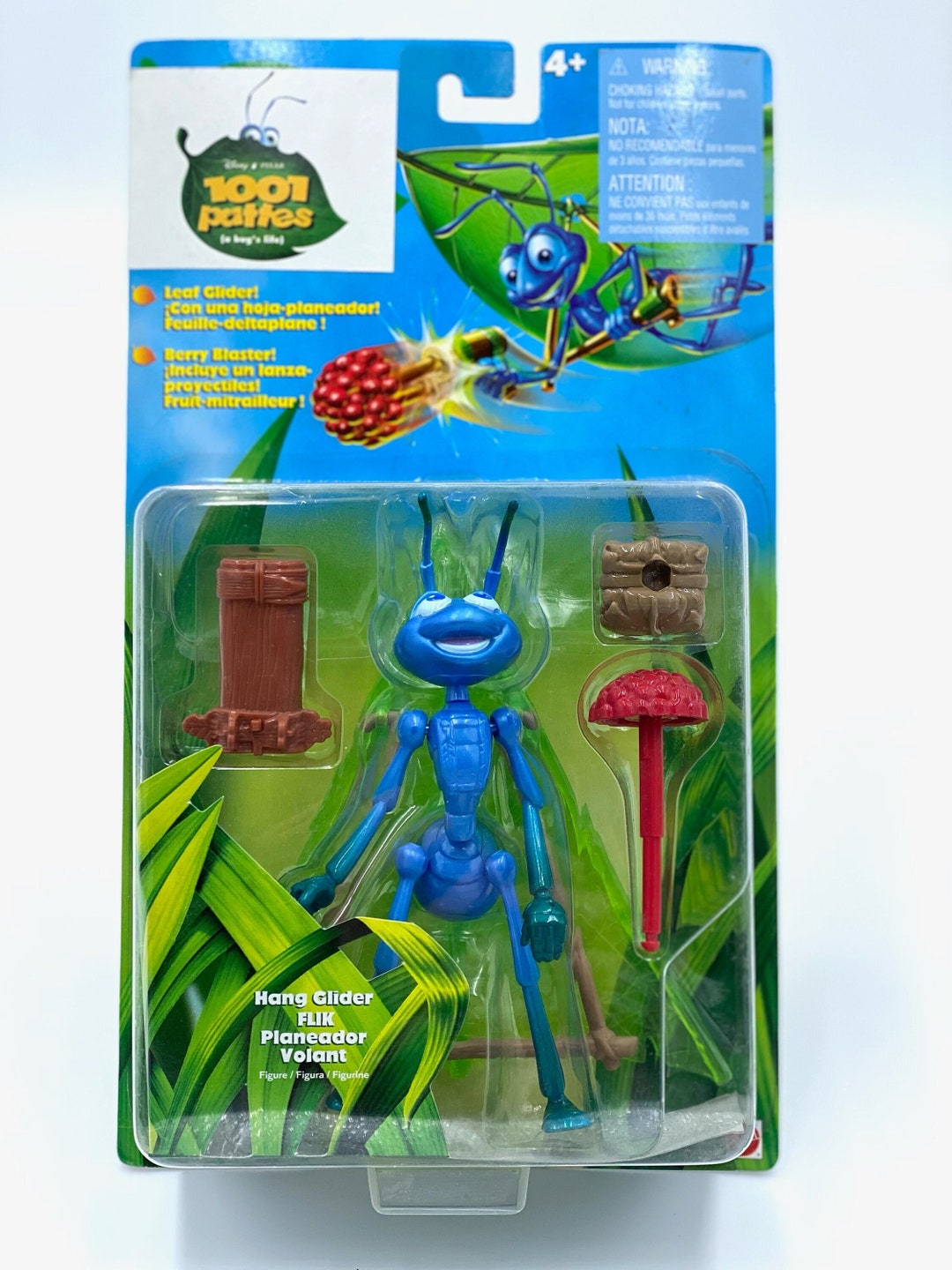 1998 A Bug's Life Leaf Hang Glider With Berry Blaster FLIK Action ...