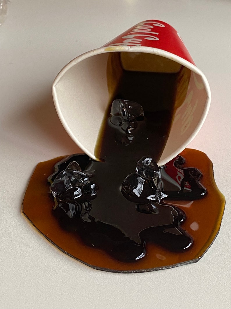 COOL CUP PRANK Spilled Drink Coca-cola New Coke Pepsi Royal Crown ...