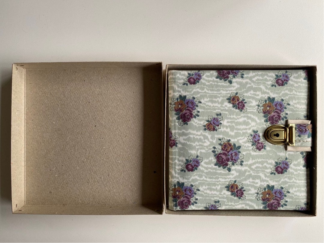 VINTAGE Jaren '50 DAGBOEK Wordt Geleverd in De Originele Doos Met Slot ...