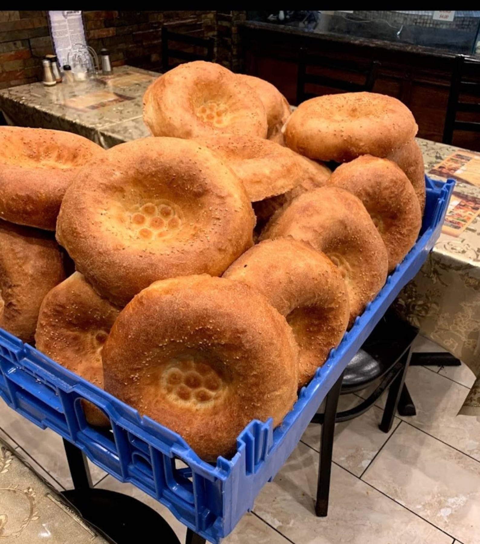 All Organic Tandoor Baked Uzbek Naan/bread (6 Pcs.) - Etsy