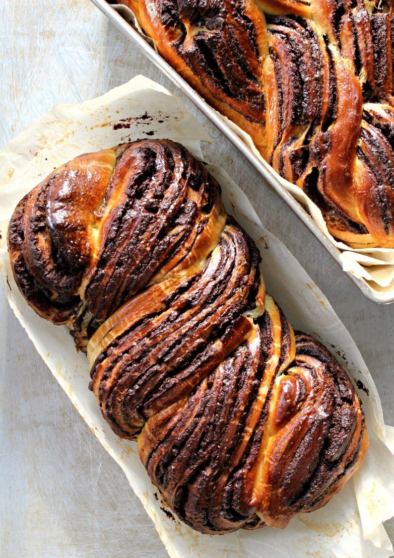 ALL Organic Chocolate Babka / Holiday Dessert Present Delicious Loaf ...