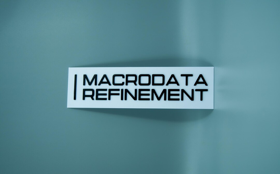 Severance Macrodata Refinement Sign | MDR Department Names Original Sign | Customizable Fan Made ...