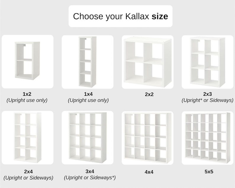 Kallax Backstops for Vinyl Storage | Back Bumper for Ikea Kallax to ...